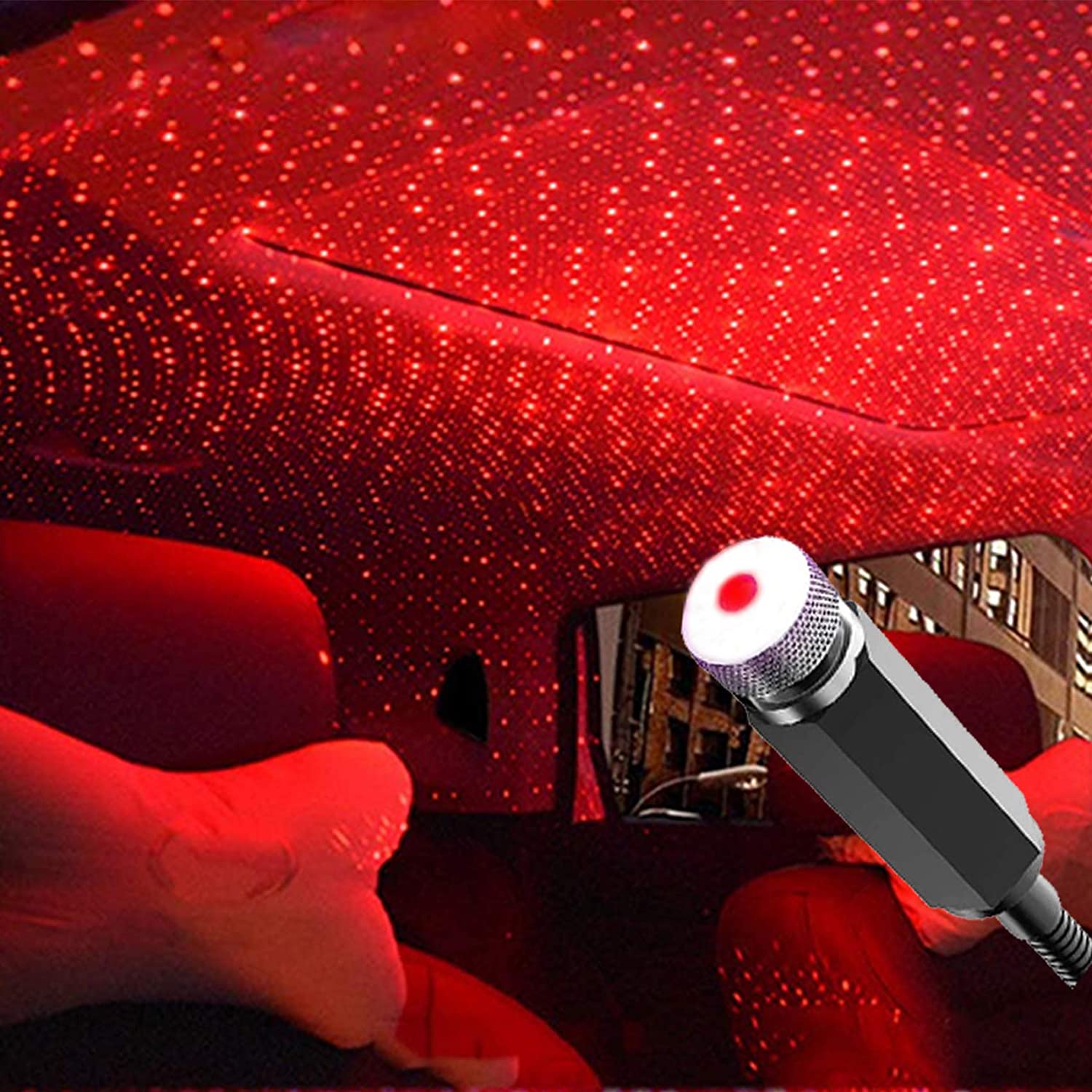 Mini LED Car Roof Star Night Light - USB Roof Star Night Light ...