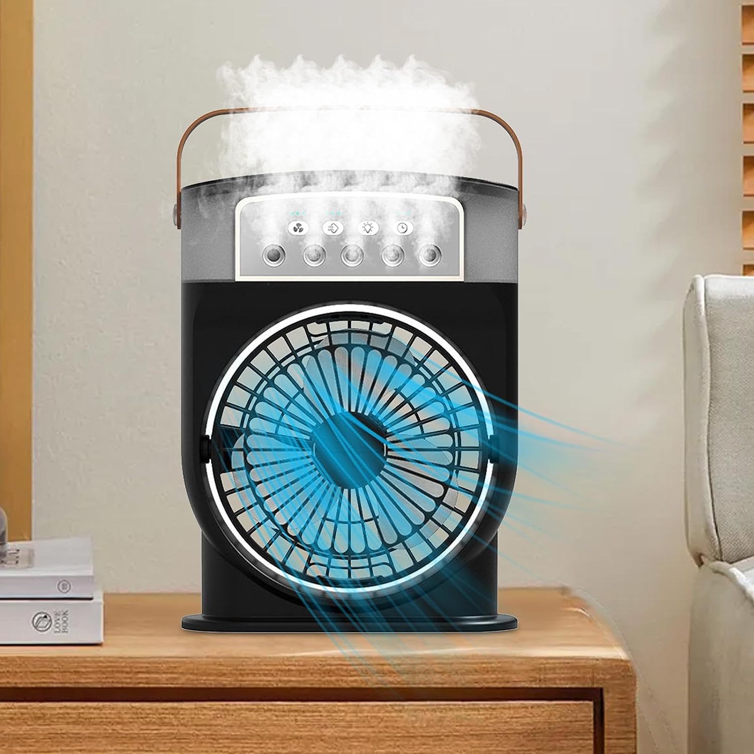 Portable Air Conditioner Misting Fan (Rechargeable) – Welcome Mart